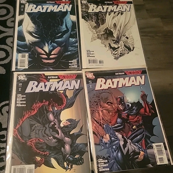 DC Comics | Other | Batman 688 689 69 69 Batman Reborn Comic Lot Direct ...